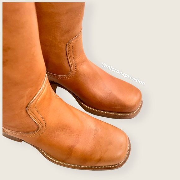 Frye | Shoes | Frye Campus 4l Saddle Cognac Leather Vintage Equestrian ...